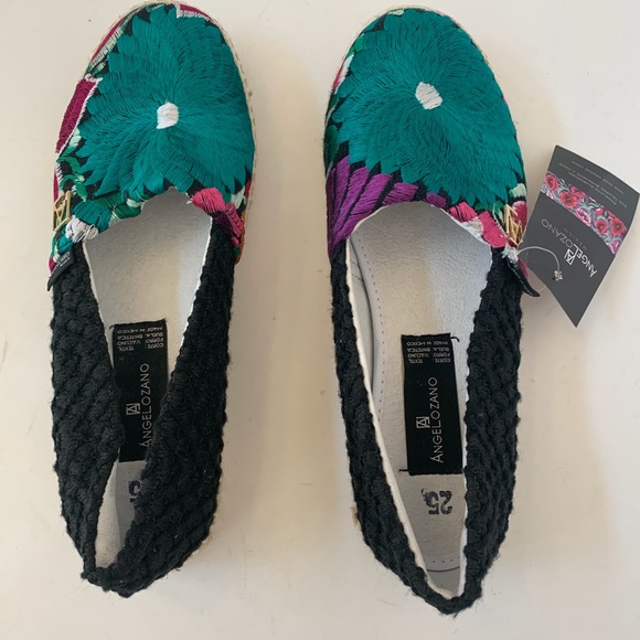 Angel Lozano | Shoes | Angel Lozano Embroidered Slipon Shoes Sz 8 Nwt ...